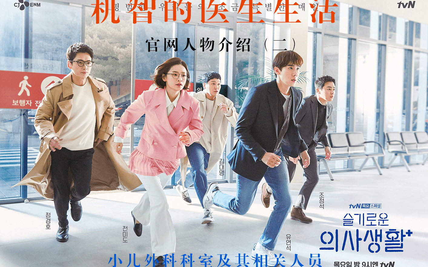 【机智的医生生活】官网人物介绍(二)小儿外科科室及其相关人员介绍