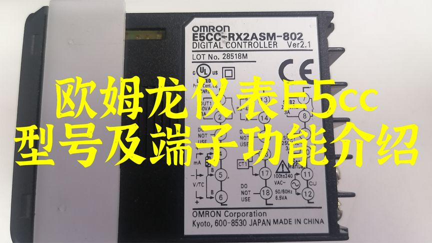 欧姆龙仪表应用(二)E5CC型号及端子功能介绍