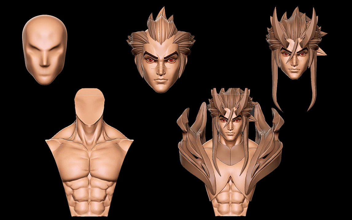 ...如何简单正确的学习zbrush软件制作人物模型?一个视频教会你3D...