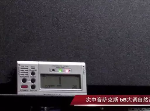 王威爵士萨克斯 [长音练习]跟随校音器