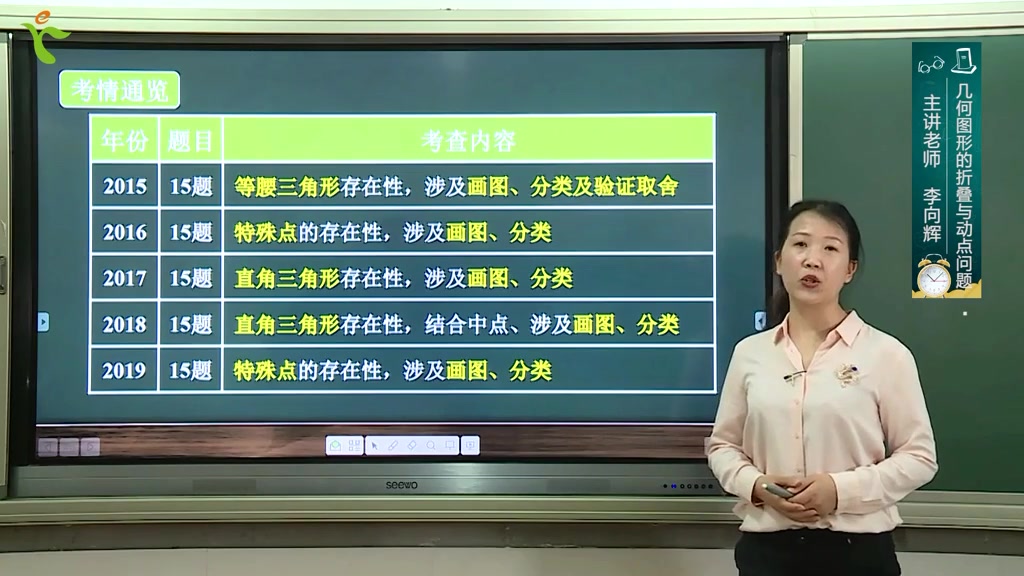 4.24中考复习几何图形的折叠与动点问题