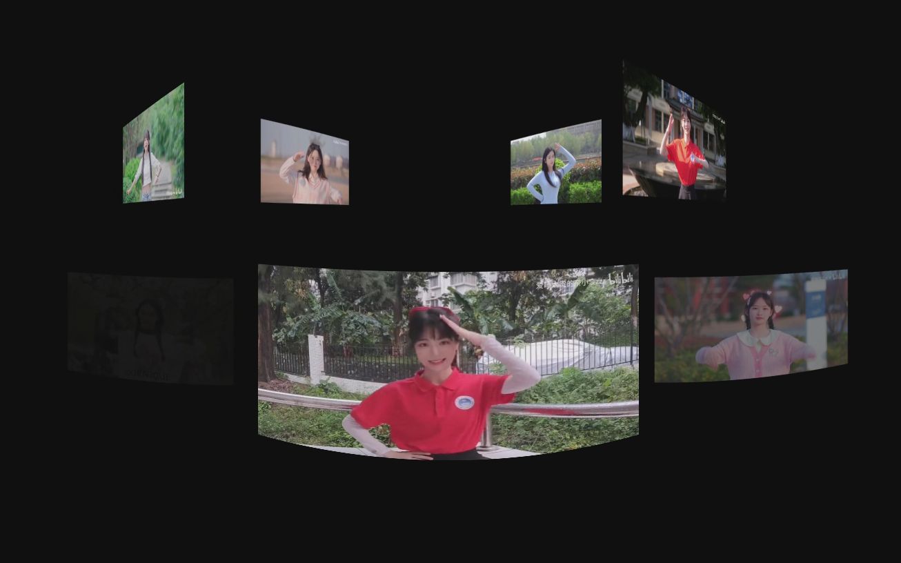 高校手势舞VR版 (360全景视频编辑效果测试)