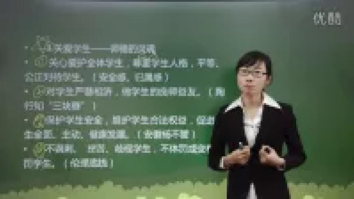20.2015 A新 中学教师资格证 第三章 教师职业道德 第二节 教师职业...