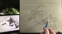 石膏几何体 结构素描 直播课2020-02-17 快速版