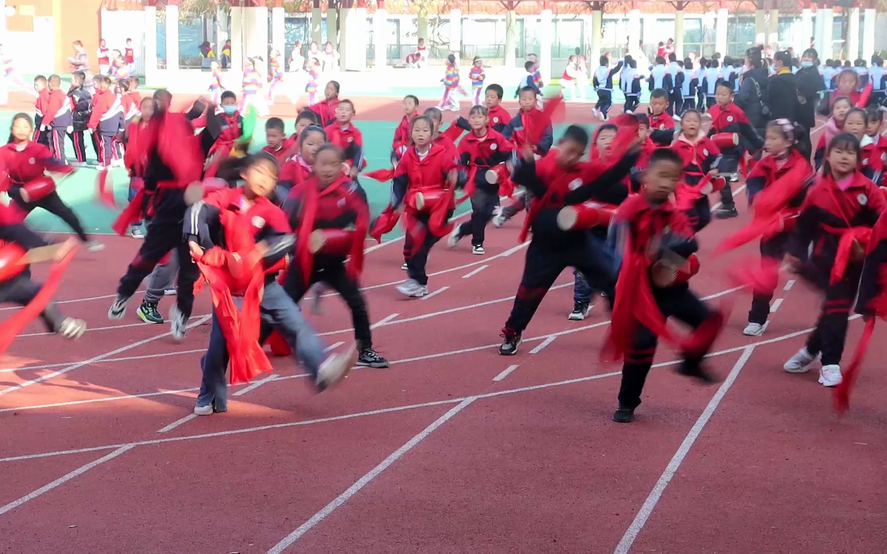 品黄土文化,赏安塞腰鼓,少儿腰鼓培训三天学习成果展示