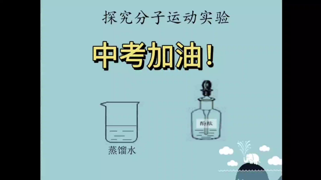 初三化学实验系列之探究分子运动实验