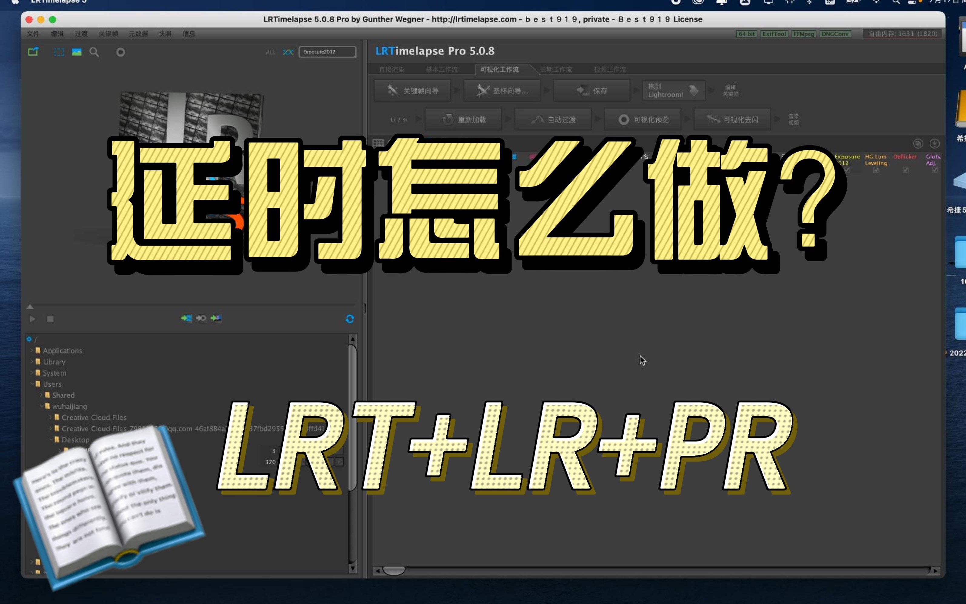 【LRT+LR+PR】的延时后期分享