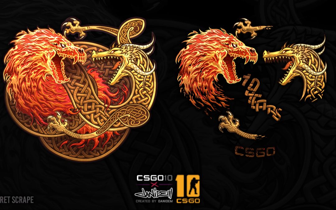 【CSGO10周年印花设计大赛】优秀的玩家作品(第三期)