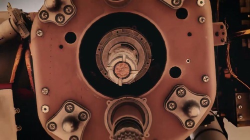 动画模拟,航天器抵达火星,并返回样本