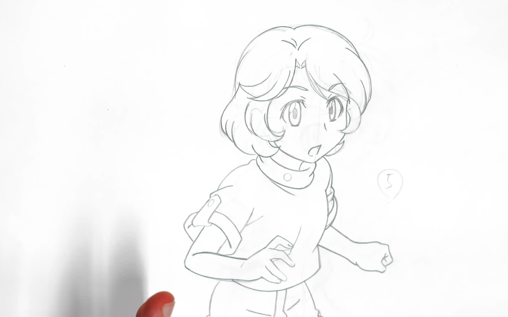 [动画原画教程]如何画动画转身