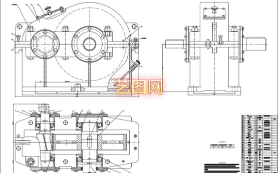 V带式输送机一级减速器课程设计可定制