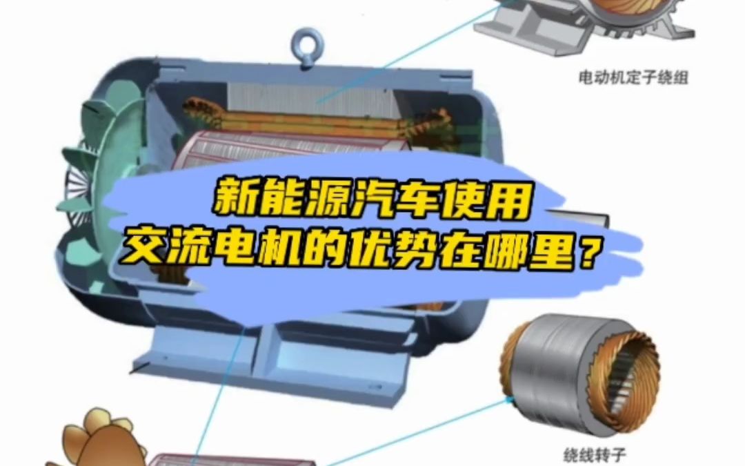 新能源汽车使用交流电机的优势在哪里?