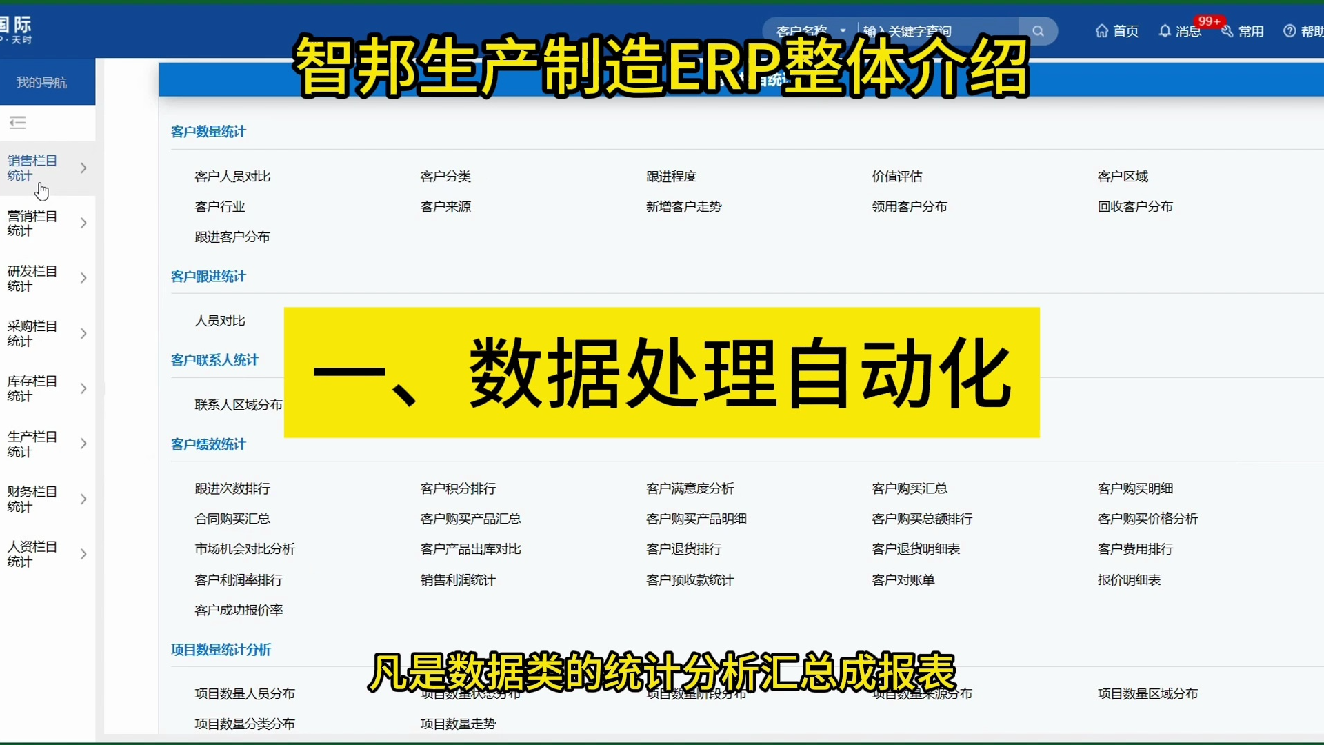 智邦生产制造erp整体介绍