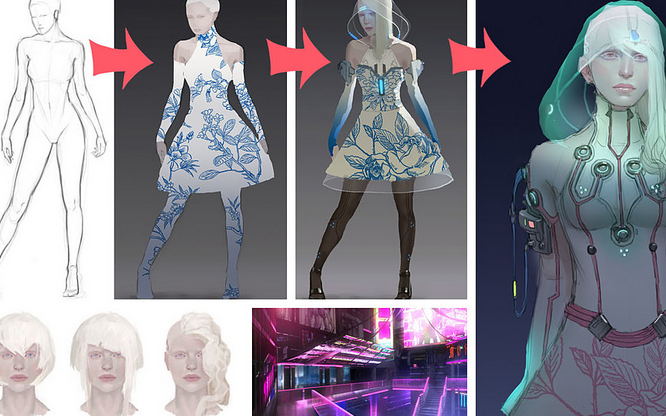 「福利」「中英字幕」Cubebrush - 赛博朋克概念艺术