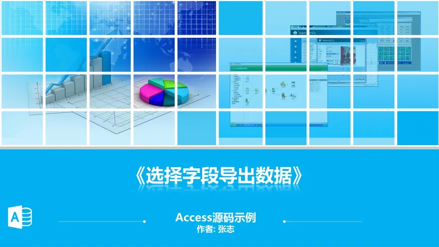 选择字段导出数据#access数据库#VBA技巧#office办公软件