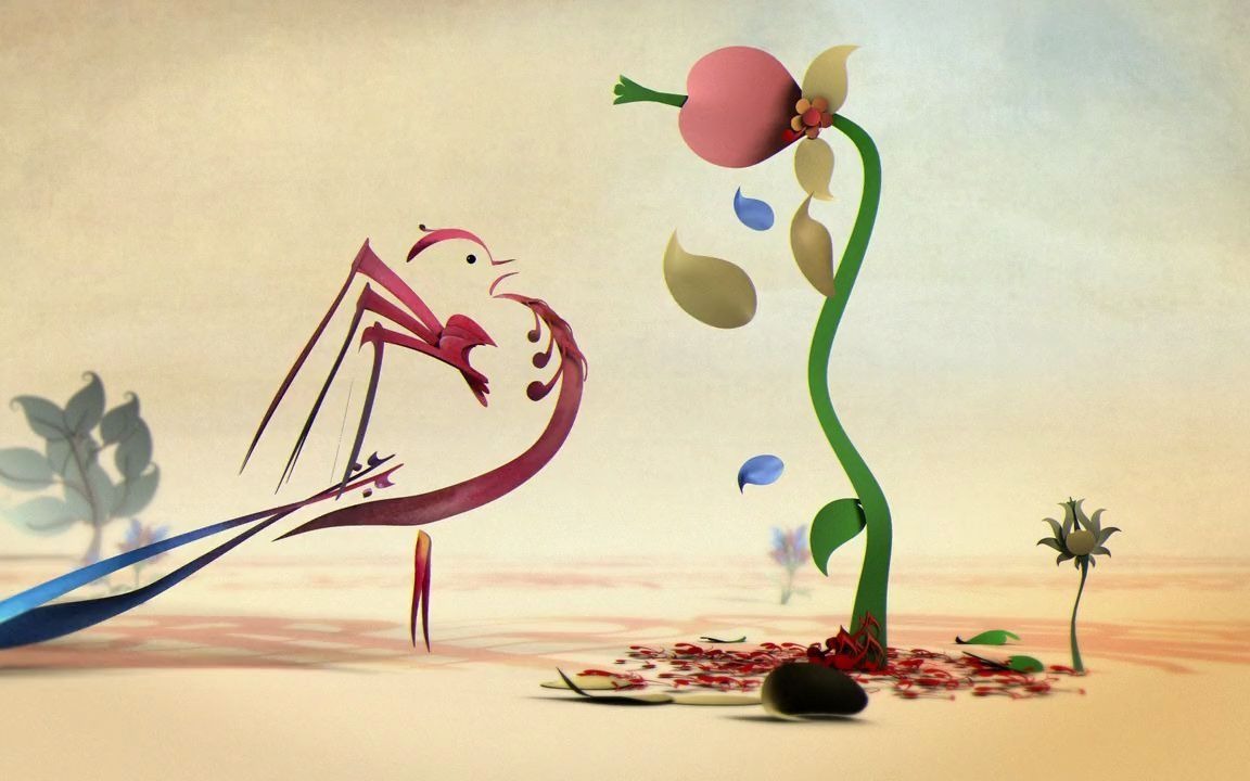 波斯获奖音乐动画短片:百鸟朝凤