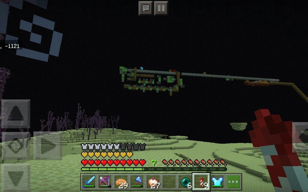 b站首发!某人在生存造自动搭路机!【红石科技】无命令方块自动搭路...