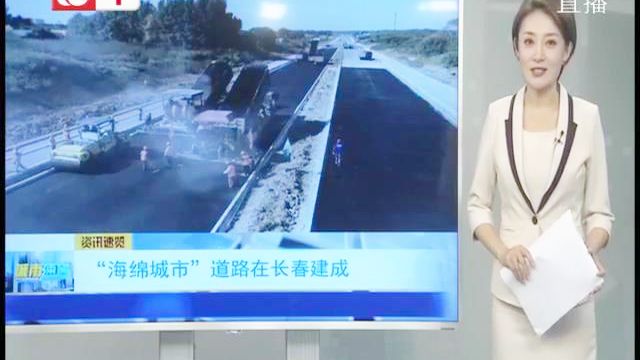 吉林省最大面积成型的“海绵城市”道路在长春建成
