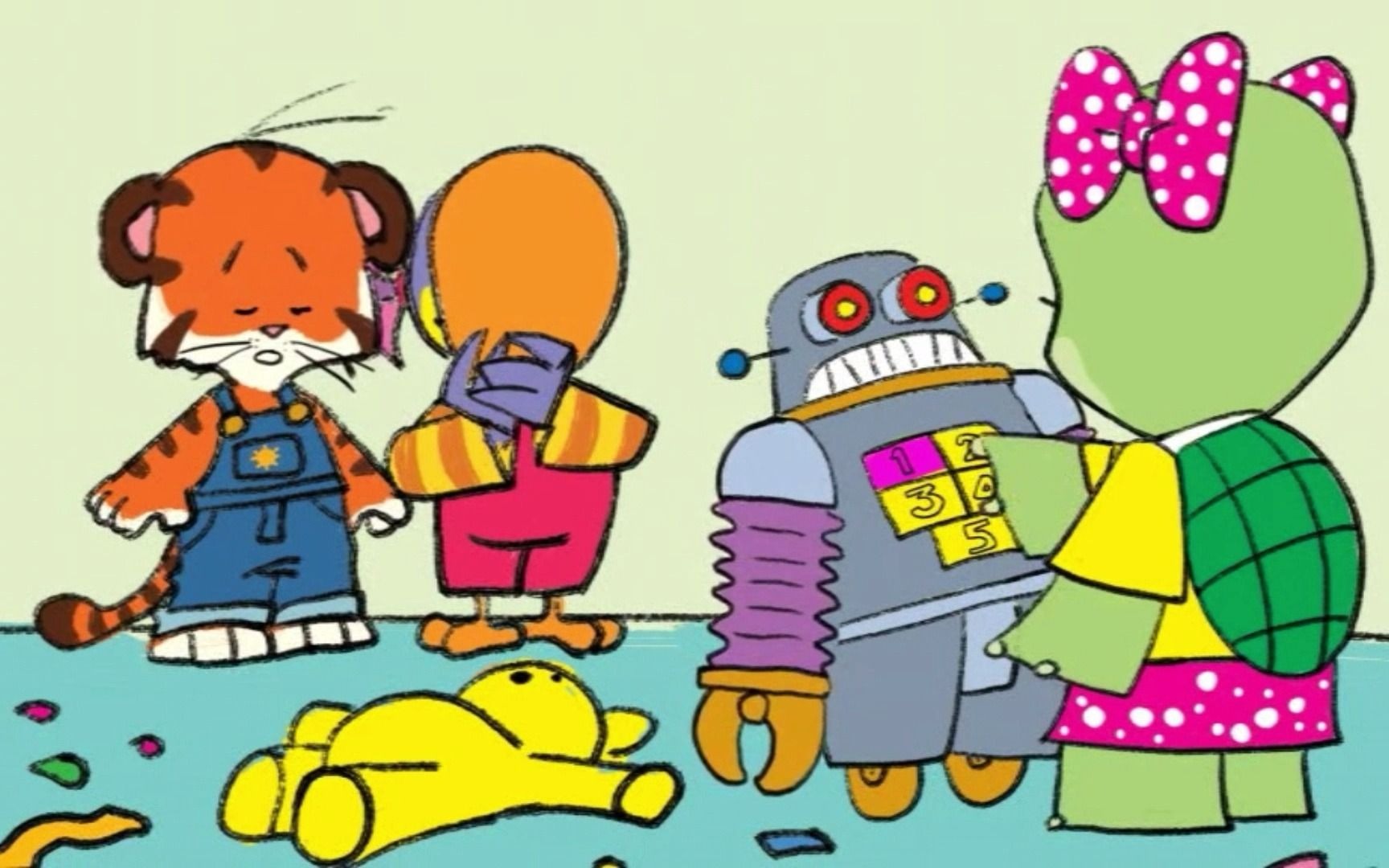 幼儿英语学习-大森林3级故事 What a mess!