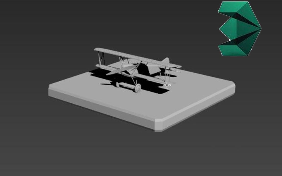 【3D建模】3dmax视频教程,飞机模型制作