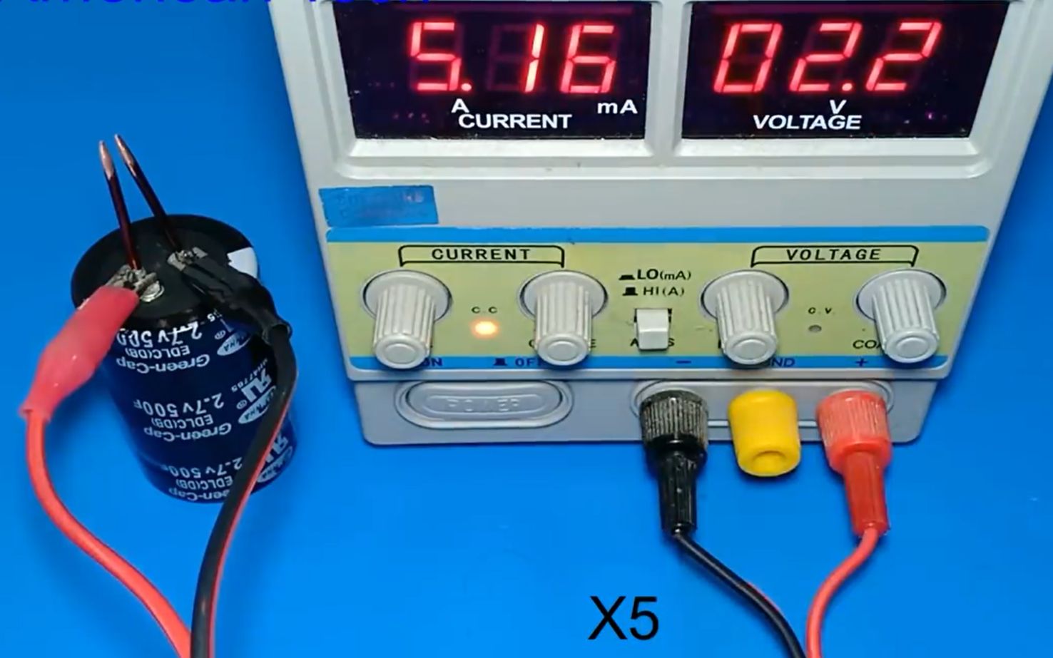 如何DIY一个超级电容器点焊机