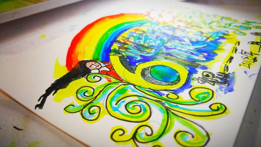 六一儿童节简笔画贺卡手抄报黑板报配图一网打尽,上色篇