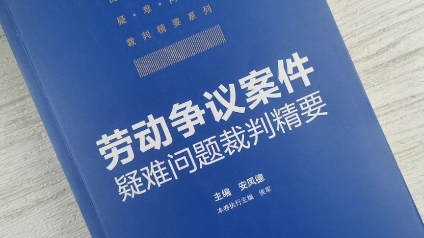 劳动争议案件 疑难问题裁判精要