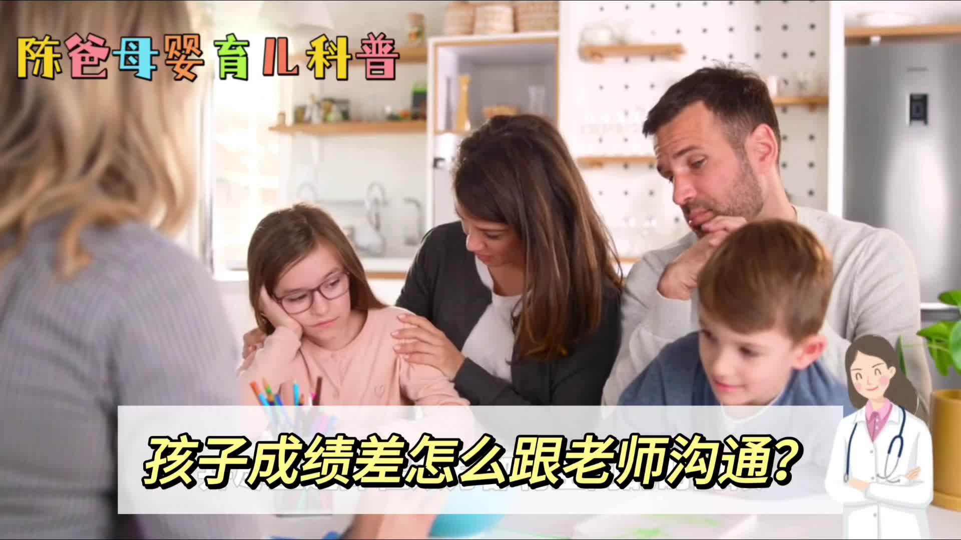 孩子成绩太差怎么跟老师交流?这条视频告诉你,母婴育儿小知识