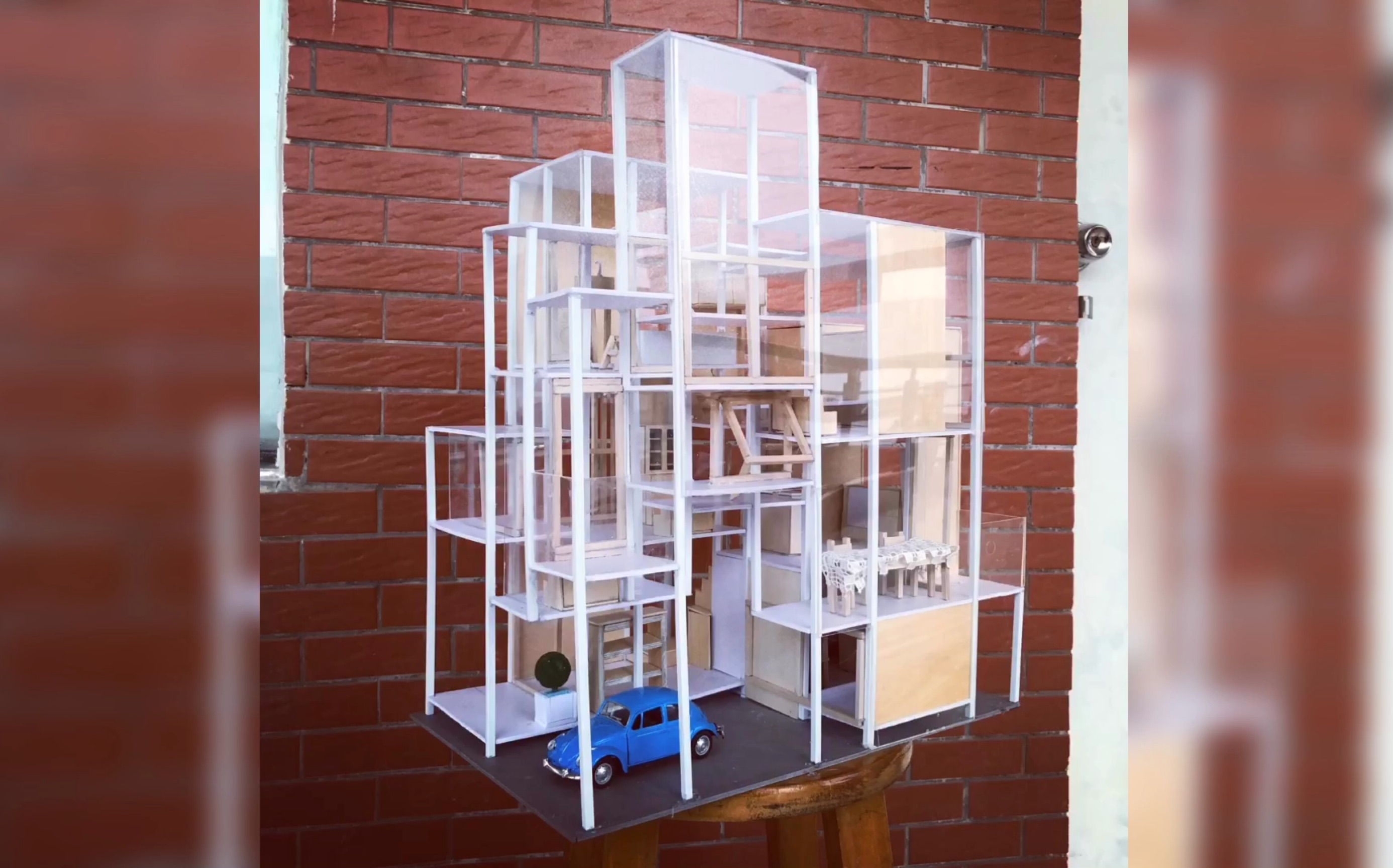 【模型】Vlog08 环艺大三课程建筑模型的制作过程【Purin】