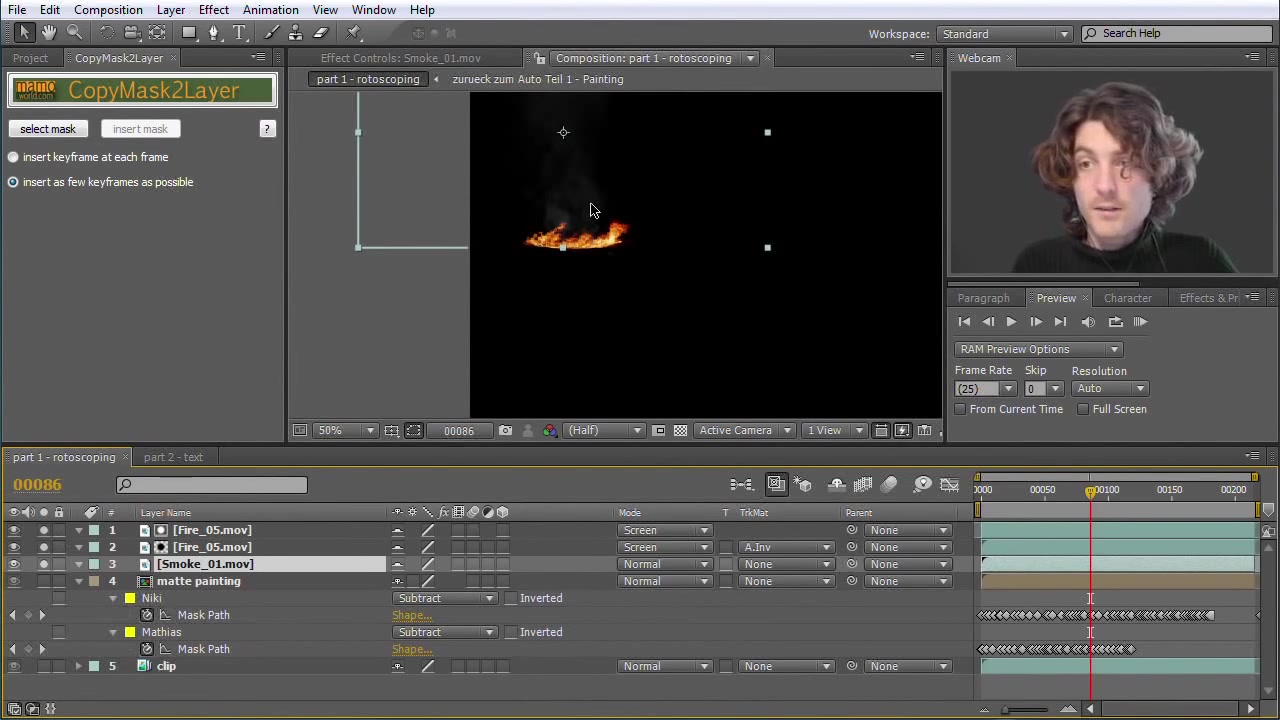 AE脚本-复制蒙版遮罩到图层脚本Aescripts CopyMask2Layer V2.2.002...