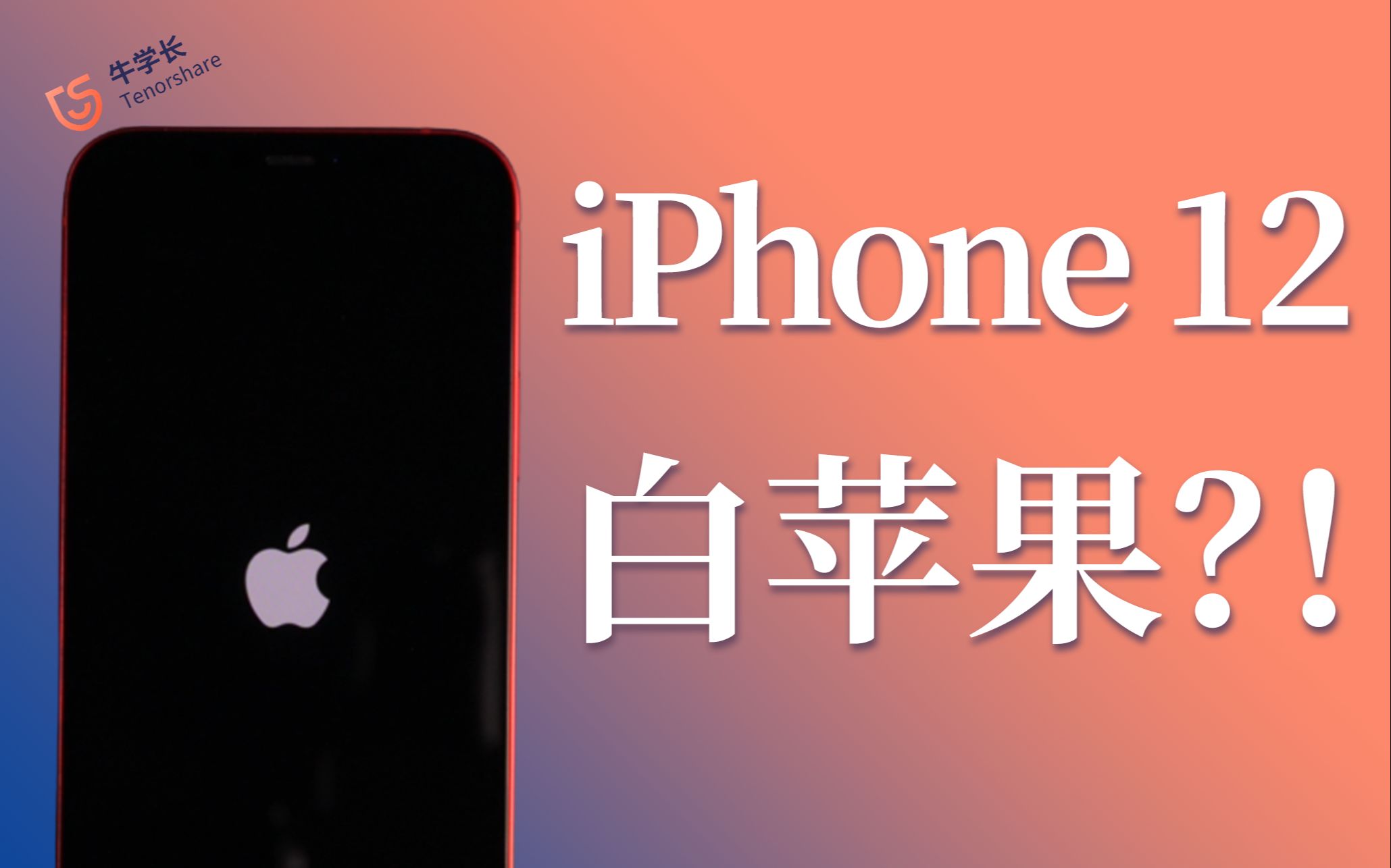 【2021】iPhone12白苹果无法开机?终极解决教程,苹果用户必备!