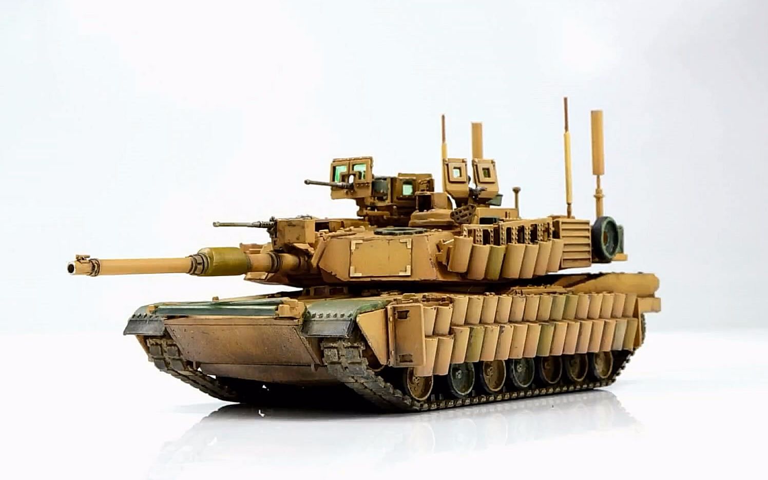 【Tiger Model】M1A2 艾布拉姆斯 - 模型制作(1/72)