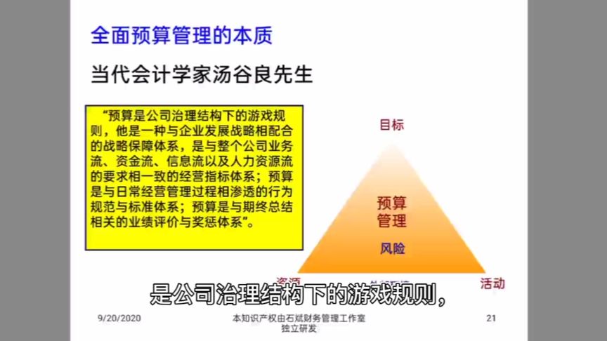 预算的本质是什么?预算到底有什么作用?全面预算框架内容是?