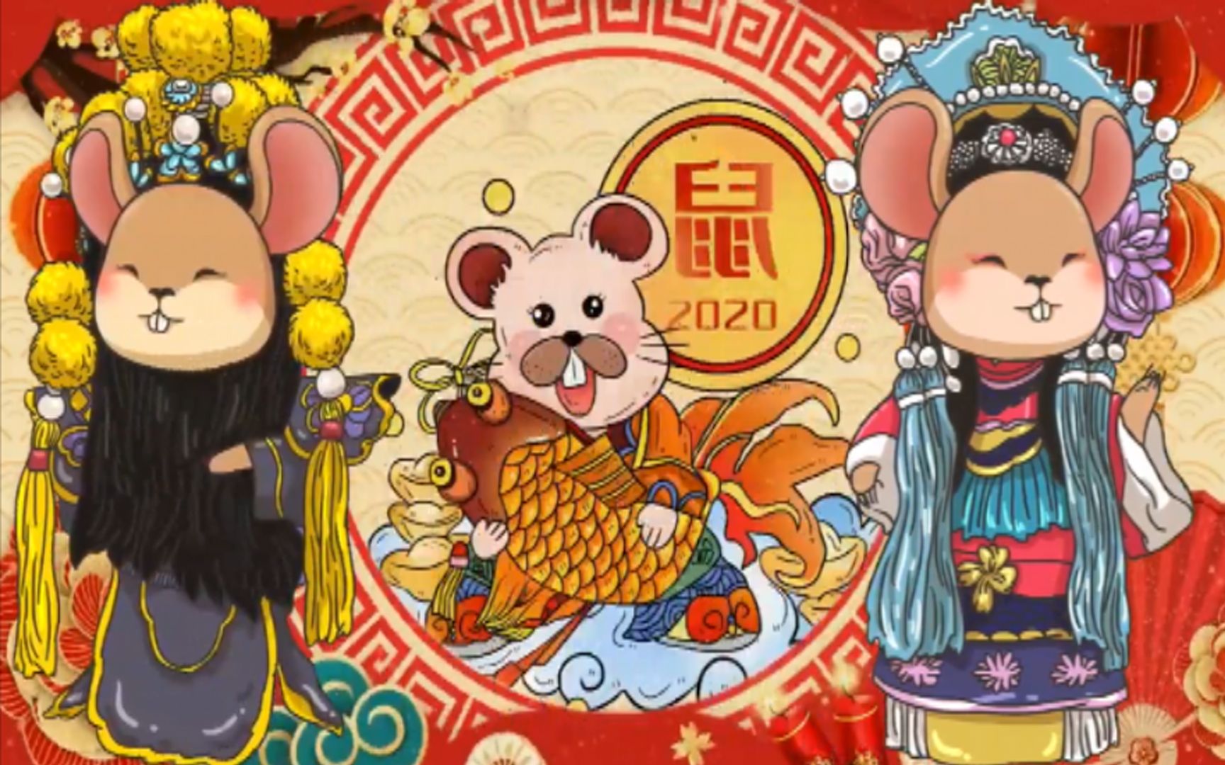 2020年新年跨年倒计时视频素材