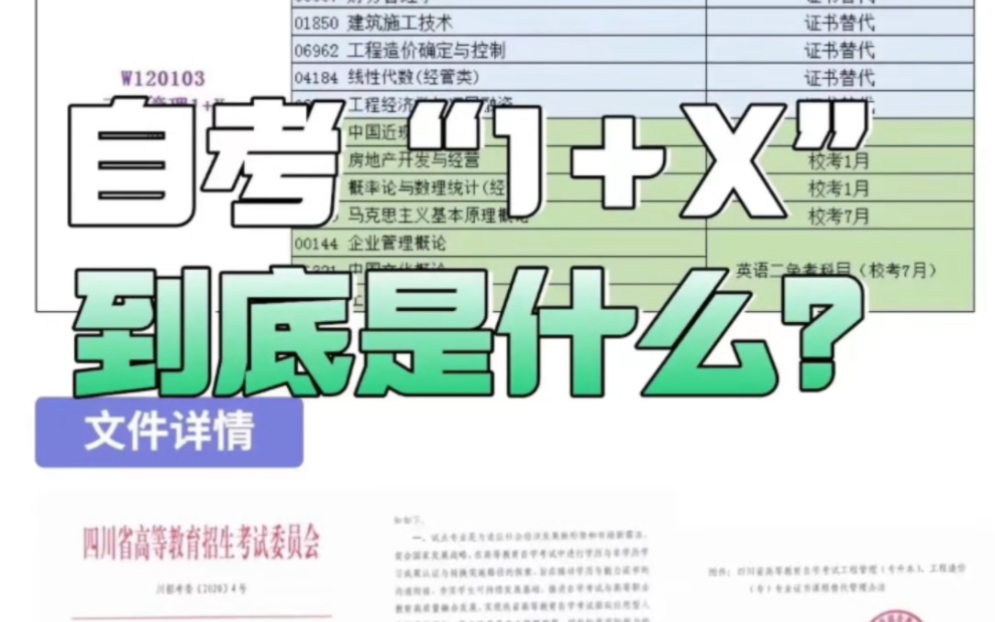 四川小自考|西南交通大学自考本科工程管理1+X专业解析～
