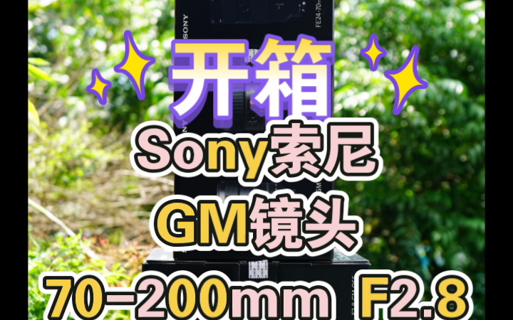 ...200mm F2.8 GM OSS全画幅镜头SEL70200GM体育人像微距特写视频