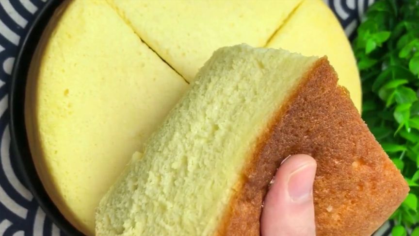 在家用电饭煲蒸蛋糕,做法简单,香甜松软,营养好吃,学会自己做