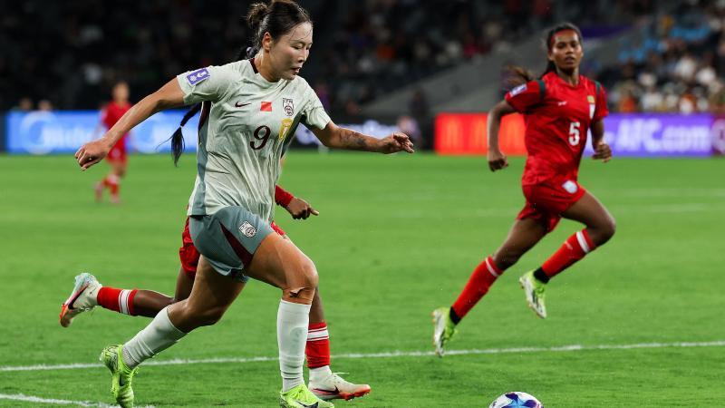 [女足]中国女足战胜孟加拉国队