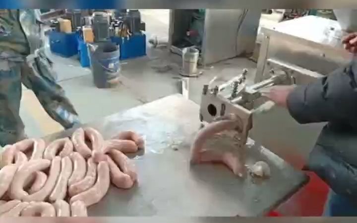 气动定量扭结灌肠机 香肠加工设备