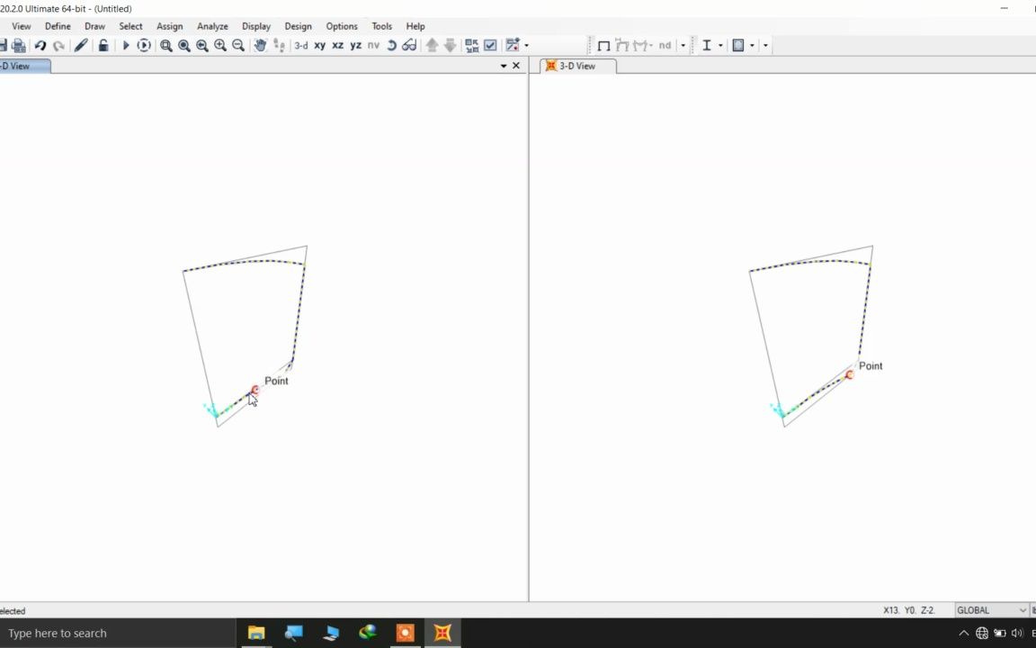 6.将DXF文件导入SAP2000