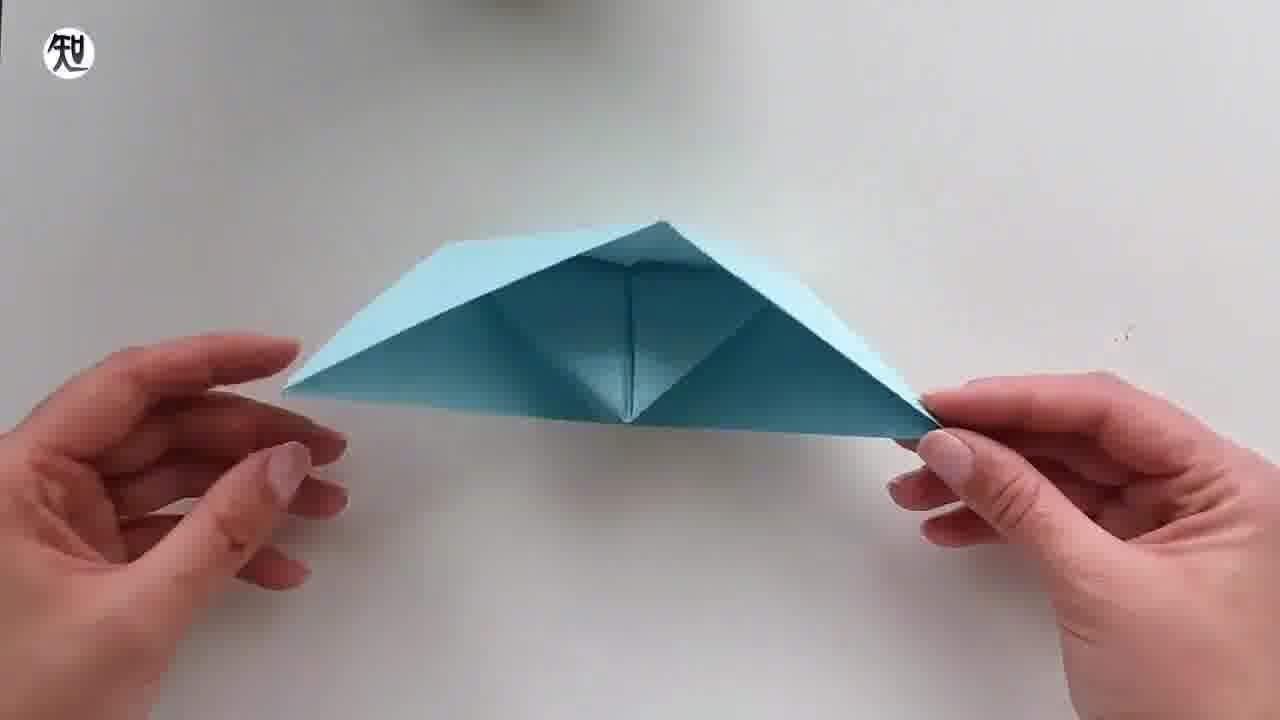 手工折纸DIY教程,教你如何折叠简易的纸船