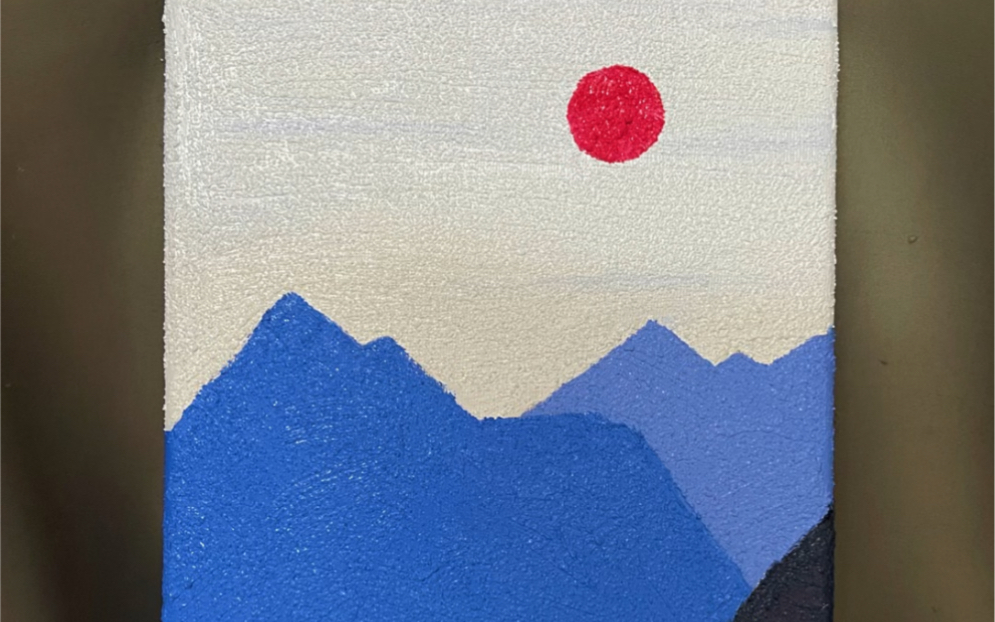 石英砂丙烯绘画教程/新手不会调色的看过来