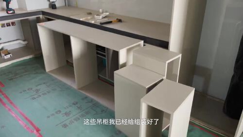 专业木工装修现场制作厨房柜《第九集》施工过程分享