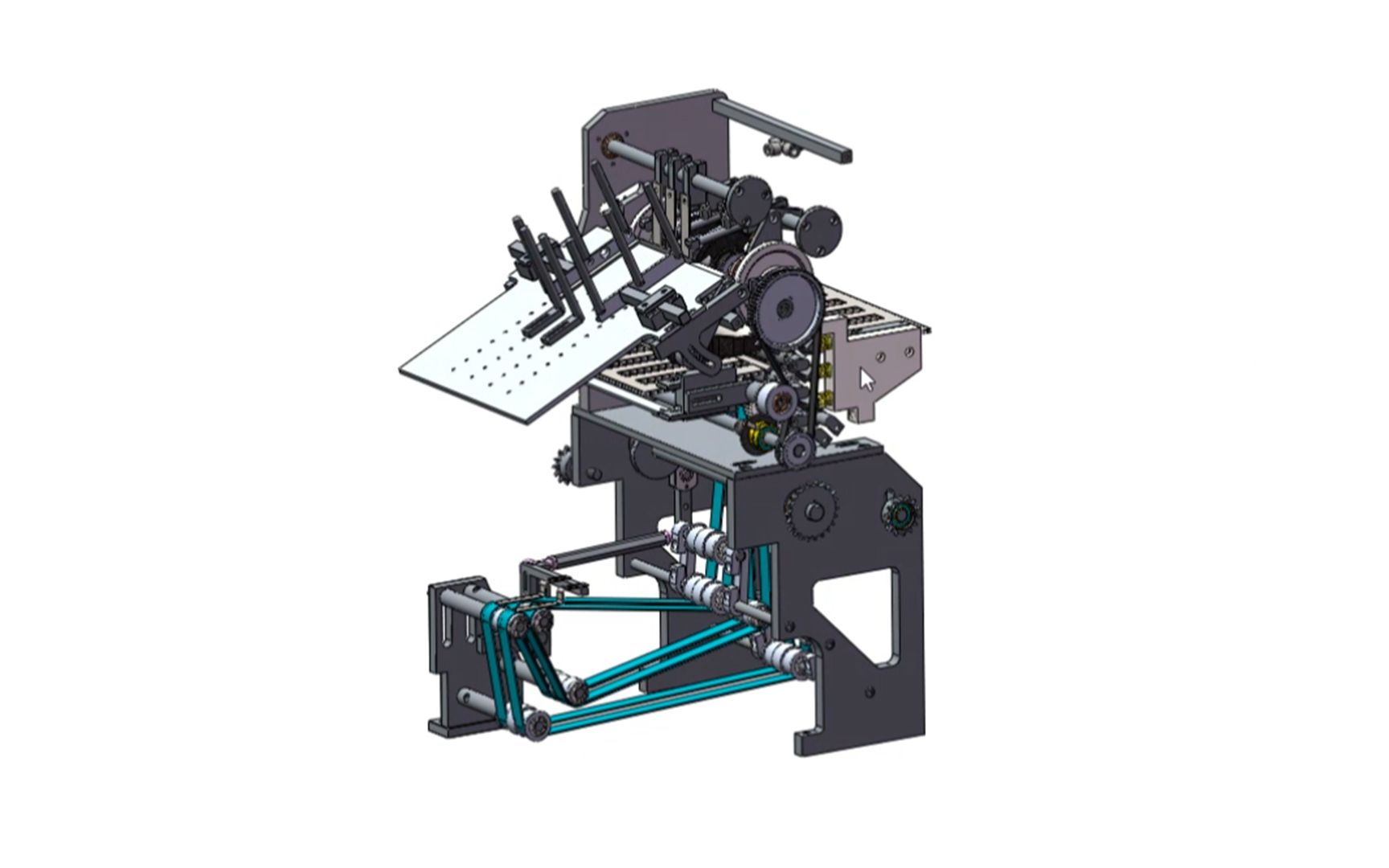 大牛工程师带你设计说明书折叠机构!