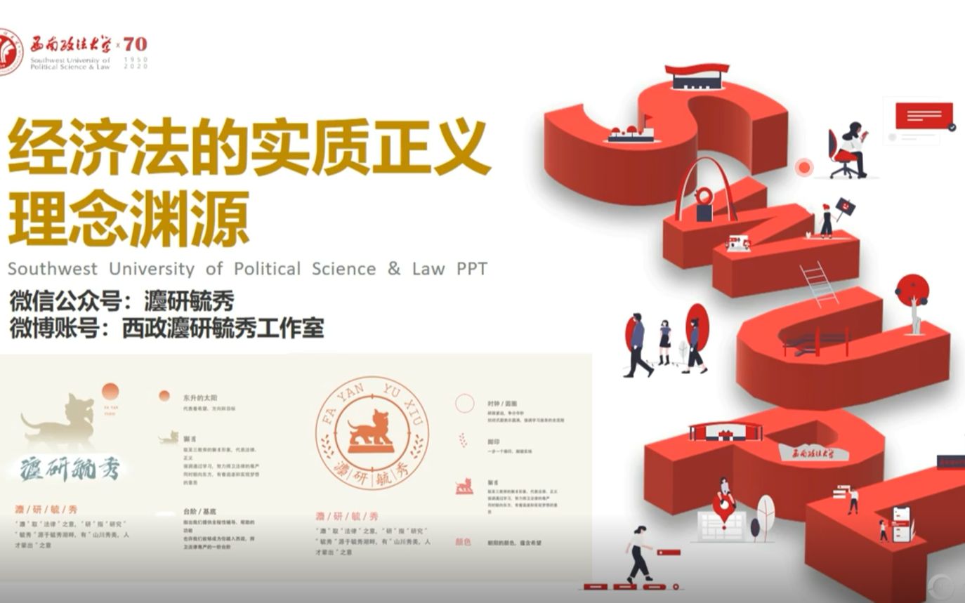 【西南政法大学考研】经济法专题(三):经济法的实质正义理念