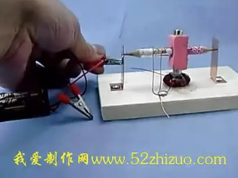 自制直流脉冲电动机模型