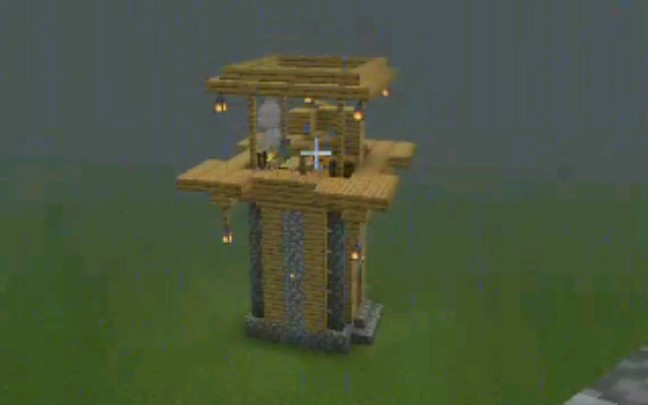 [我的世界]极其简单的箭塔教程awa