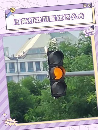 闯黄灯居然处罚这么大 #闯黄灯到底违不违规 #万万想不到 #交通