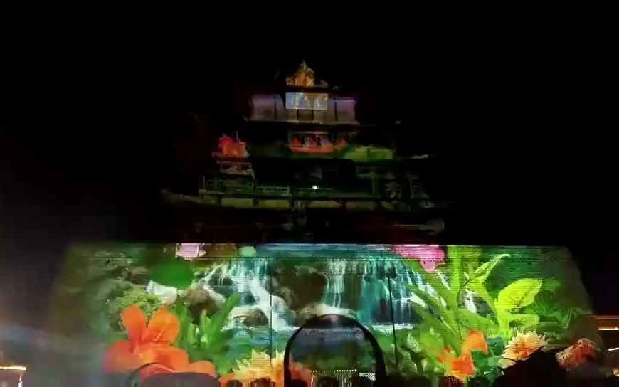 景区夜游夜市投影引流全息视频内容影像制作 沉浸式夜游投影视频...