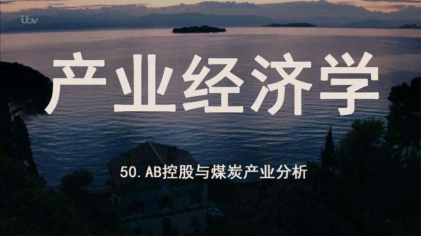 产业经济学50.AB控股与煤炭产业分析【转载】
